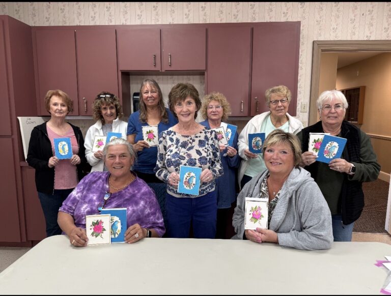 Card Making Class Photo - Lake Henry Estates